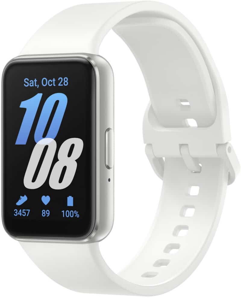 Samsung Galaxy Fit3 AMOLED 40mm Fitness Tracker Smartwatch Silver TVs Smartphones Appliances